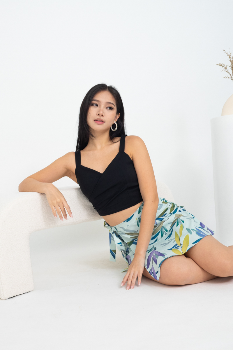 MADEBY3INUTE Leah Skorts in Sage Leaves | 3INUTE